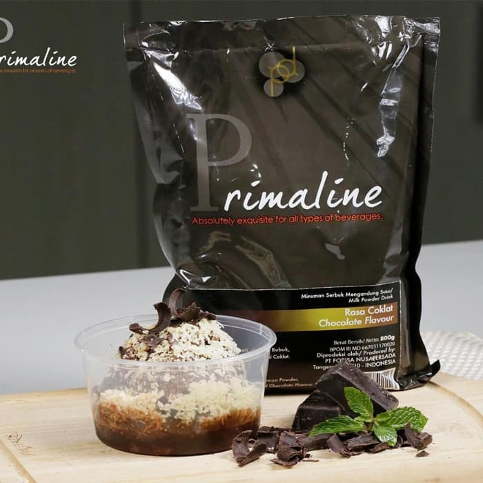 Jual Primaline Chocolate-Bubuk Minuman rasa Coklat 800 gram | Shopee ...