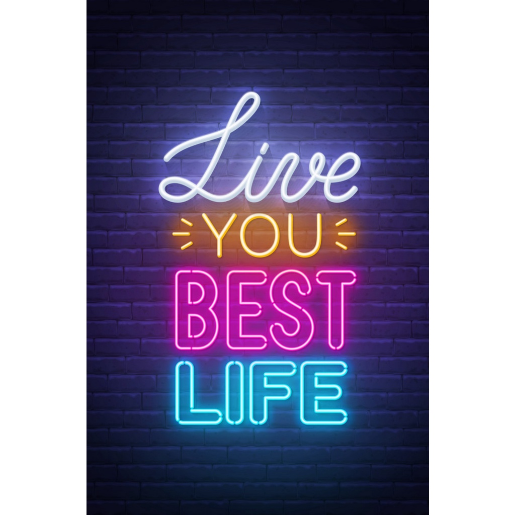Jual Poster Kayu NEON / pajangan dinding Studio/ typography/ WallDecor ...