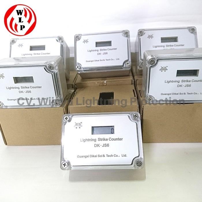 Jual Lightning Strike Counter Dk-Js6 Penghitung Sambaran Petir Digital ...