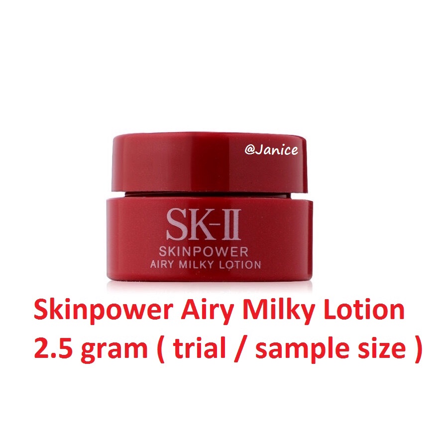 Jual SK-II SKII SK2 Skinpower Airy Milky Lotion | Krim Anti Aging 2.5 gram | Shopee Indonesia