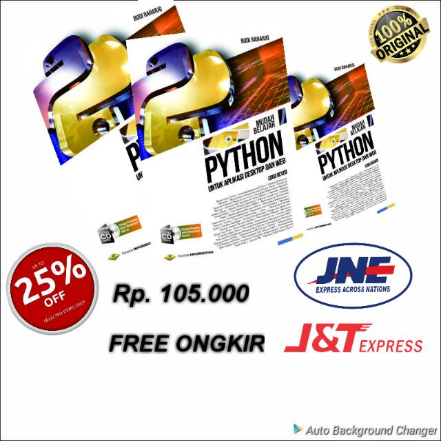 Jual Buku MUDAH BELAJAR PYTHON untuk aplikasi DESKTOP dan WEB | Shopee Indonesia