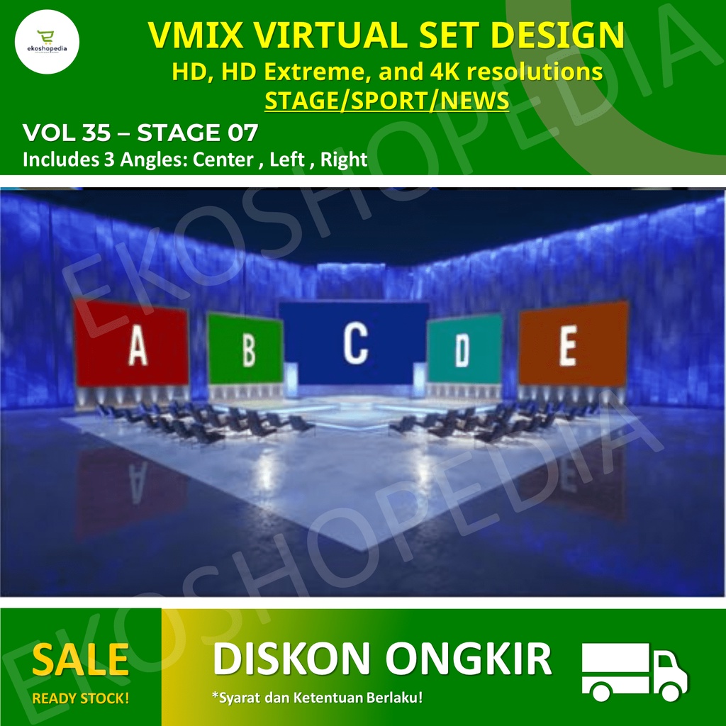 Jual VMIX VIRTUAL SET DESIGN - STAGE 07 v35 | Shopee Indonesia