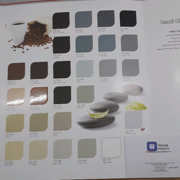 Jual Termurah!!! CAT FTALIT 1 KG WARNA STANDARD GLOSS - CAT BESI DAN ...