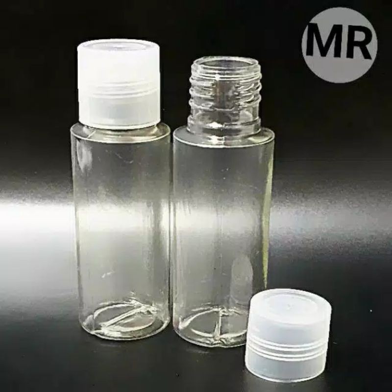 Jual Botol 30 - 40ml Bening Transparan + Tutup Putar Ulir | Wadah ...