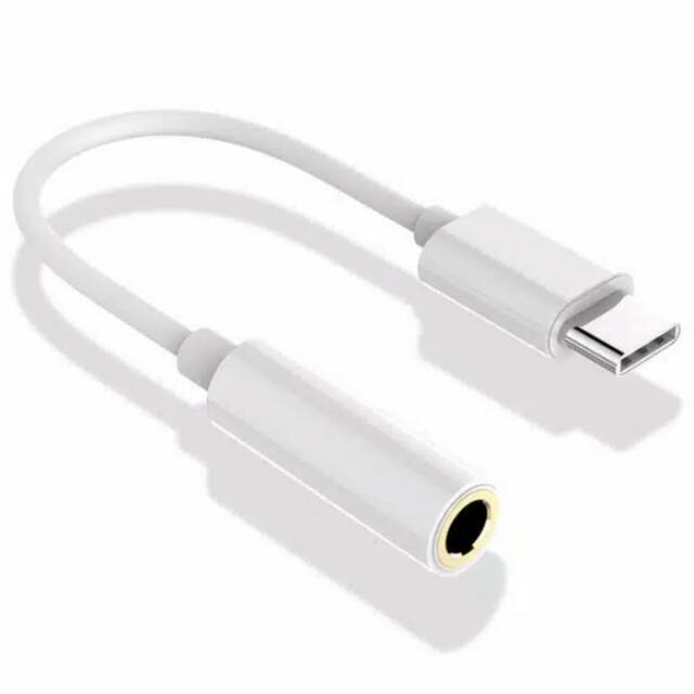 Jual kabel sambungan typeC konector converter jack aux hf type C to 3 ...