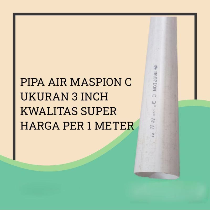 Jual MASPION PIPA PVC C 3" PIPA PARALON PRALON 3 INCH / PIPA AIR ...