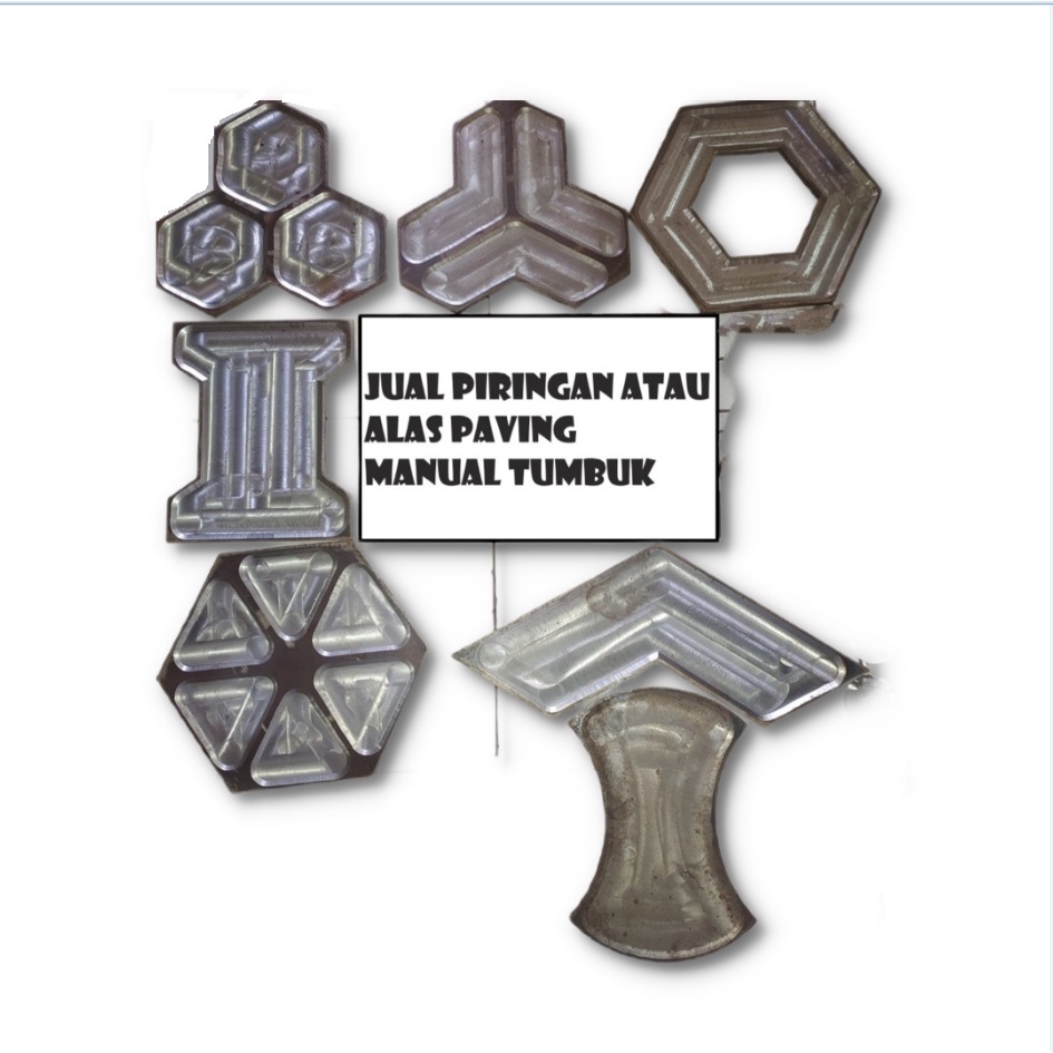 Jual Piringan paving manual gebuk(segi enam,wajik 3D,3 berlian,kapak ...