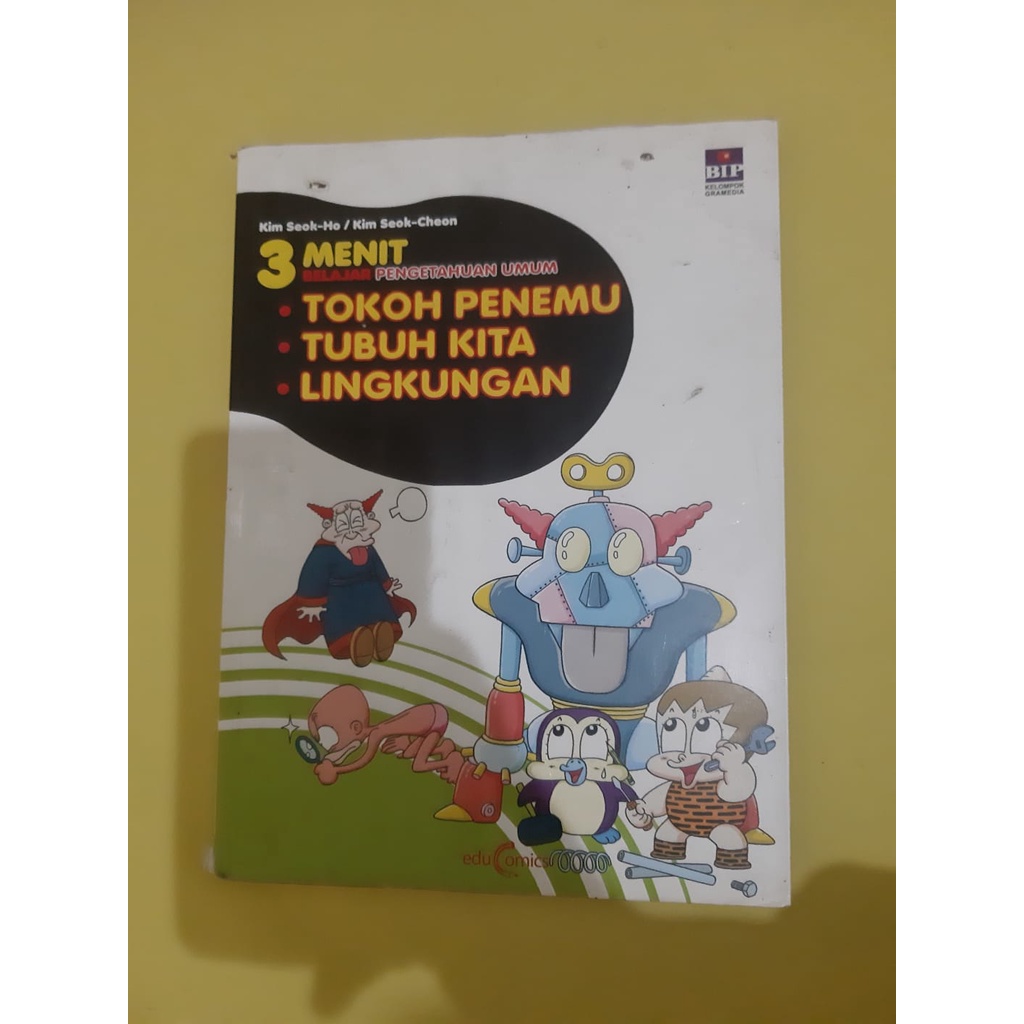 Jual Buku Komik Sains 3 Menit Belajar Pengetahuan Umum Tokoh Penemu ...