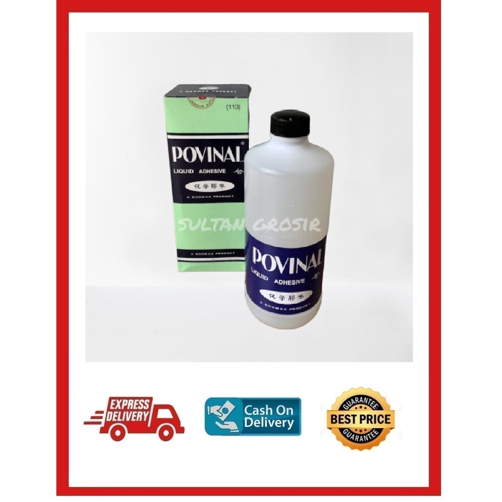 Jual LEM POVINAL 113 ISI 500ML | Shopee Indonesia