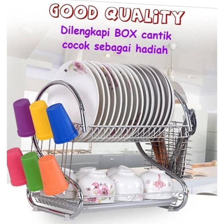 Jual RAK PIRING STAINLESS | Shopee Indonesia