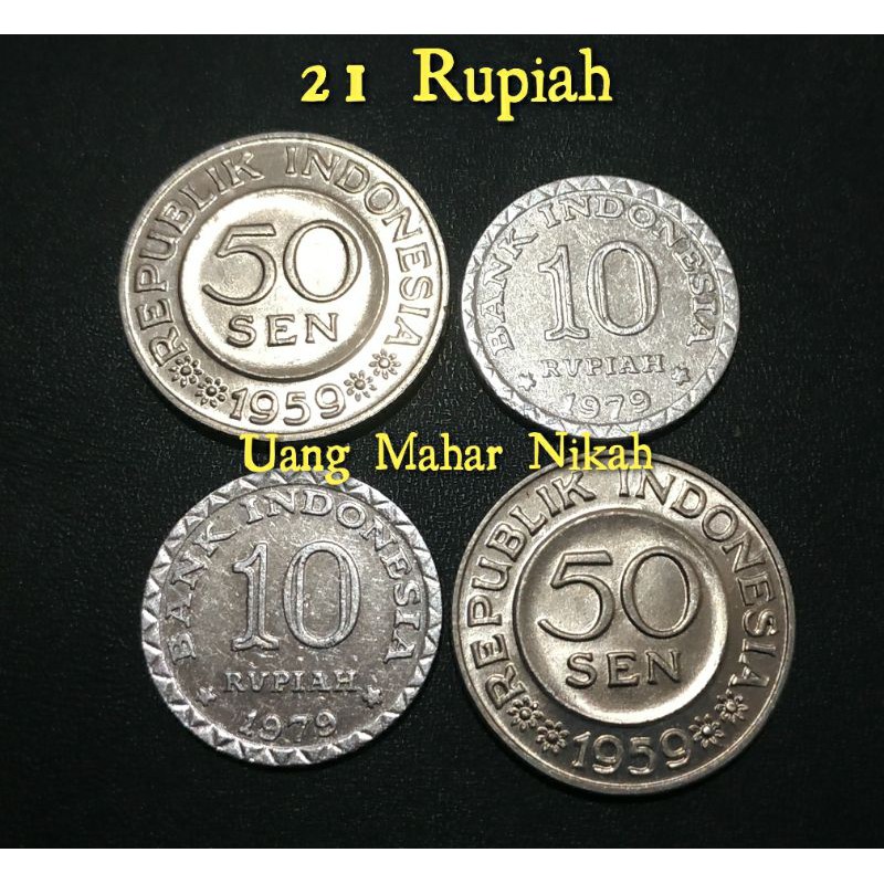 Jual Mahar Nikah 21 Rupiah / 21 Perak Asli Uang Kuno Indonesia | Shopee Indonesia