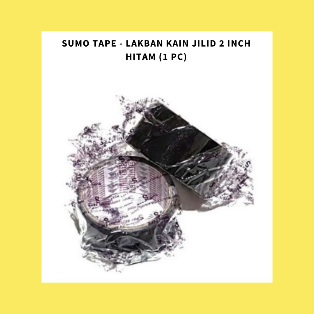 Jual SUMO TAPE - Lakban Kain 2 Inch Hitam (1pc) | Shopee Indonesia