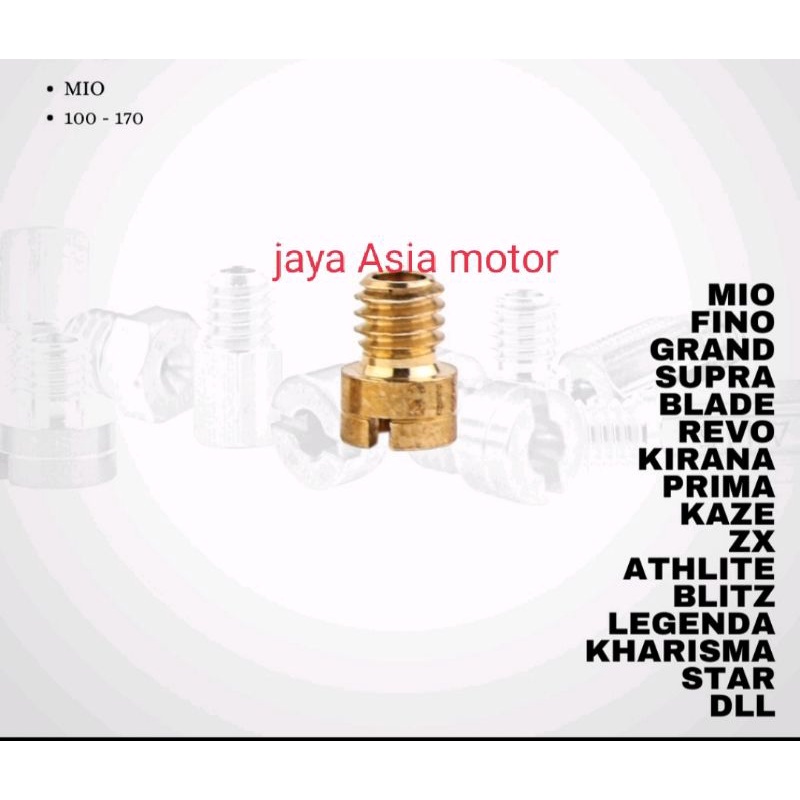 Jual Spuyer - Main Jet Mio Supra Karisma Kaze Grand Athete size 72 ...