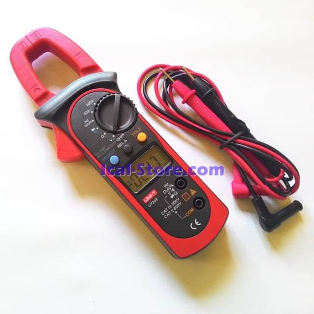 Jual Tang Ampere Digital UNI T UT-203 Original - Clamp Meter | Shopee Indonesia