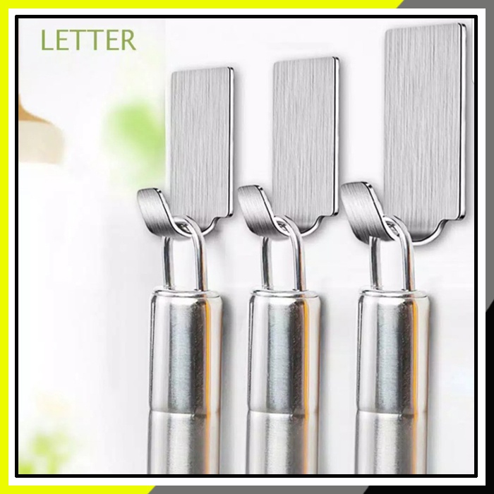 Jual Gantungan Baju Hook Hanger Tempel Dinding Stainless | Shopee Indonesia
