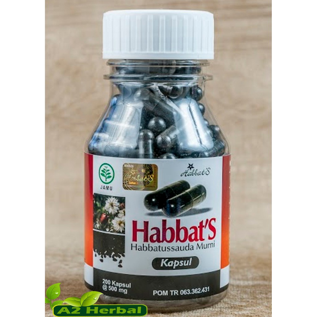 Jual Habbats Habbatussauda Murni 200 Kapsul Jintan Hitam Black Seed ...