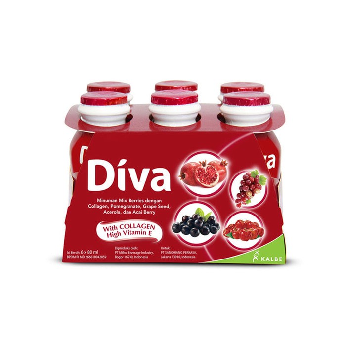 Jual Diva Beauty Drink 6x80ml | Shopee Indonesia