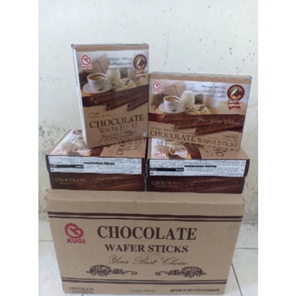 Jual KUGI WAFER STICK 120 GRAM 1 DUS ISI 24 BOX | Shopee Indonesia