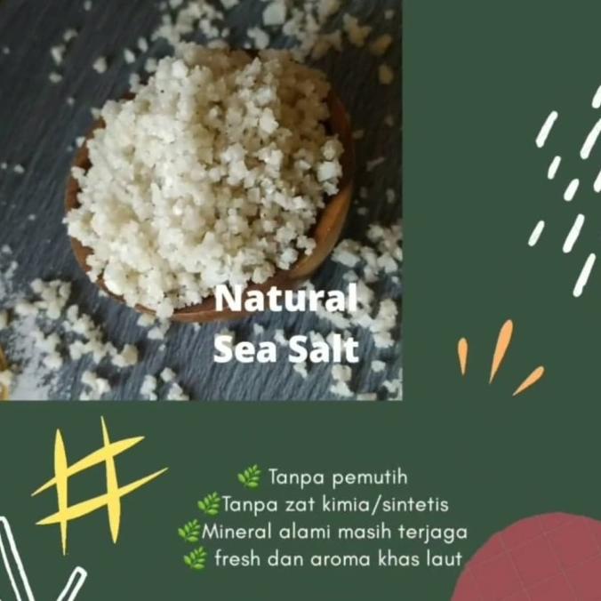 Jual Natural Sea Salt (unrefined salt) | Shopee Indonesia