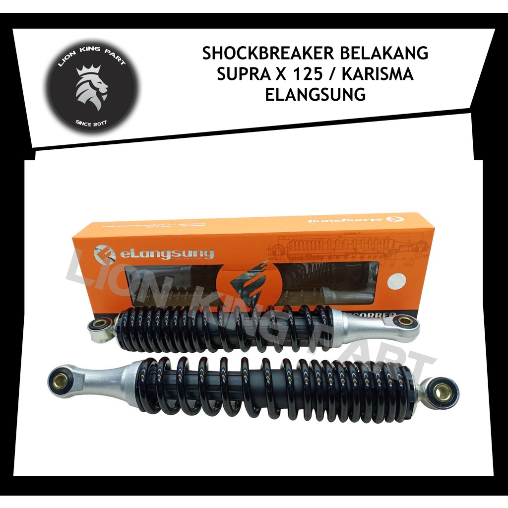 Jual SHOCKBREAKER SHOCK BELAKANG SUPRA X 125 KARISMA BLADE MODEL STANDAR MERK ELANGSUNG | Shopee ...
