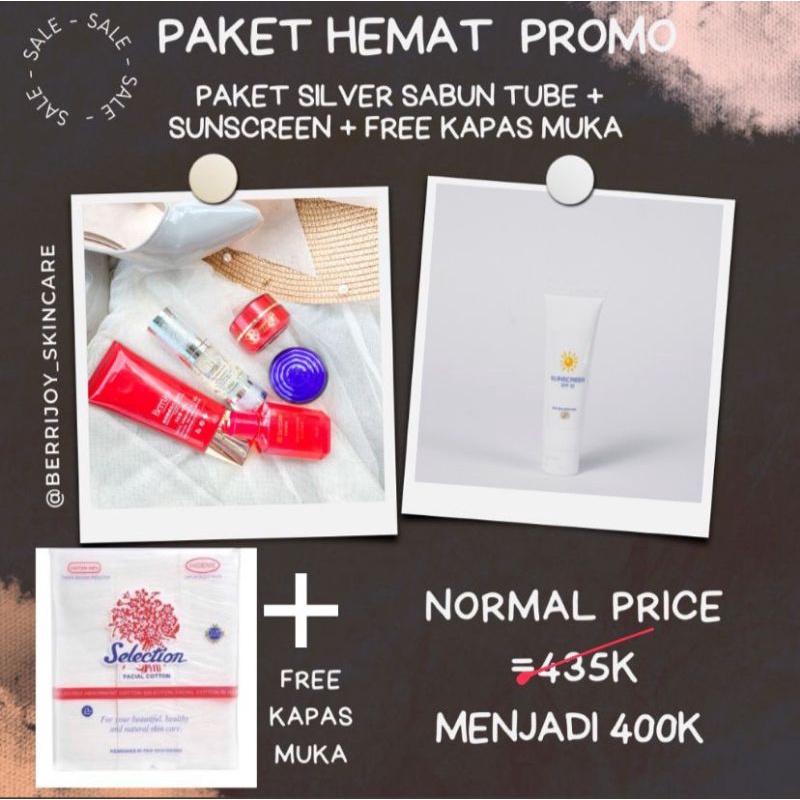 Jual Paket Promo Hemat (sabun tube + sunscreen) | Shopee Indonesia