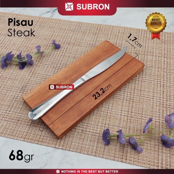 Jual SUBRON Alat Makan Sendok Garpu Pisau Makan Besar Kecil Sayur Tebal ...