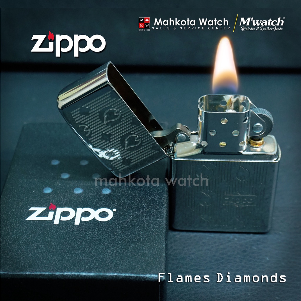 Jual KOREK API ZIPPO FLAMES DIAMOND ORIGINAL | Shopee Indonesia