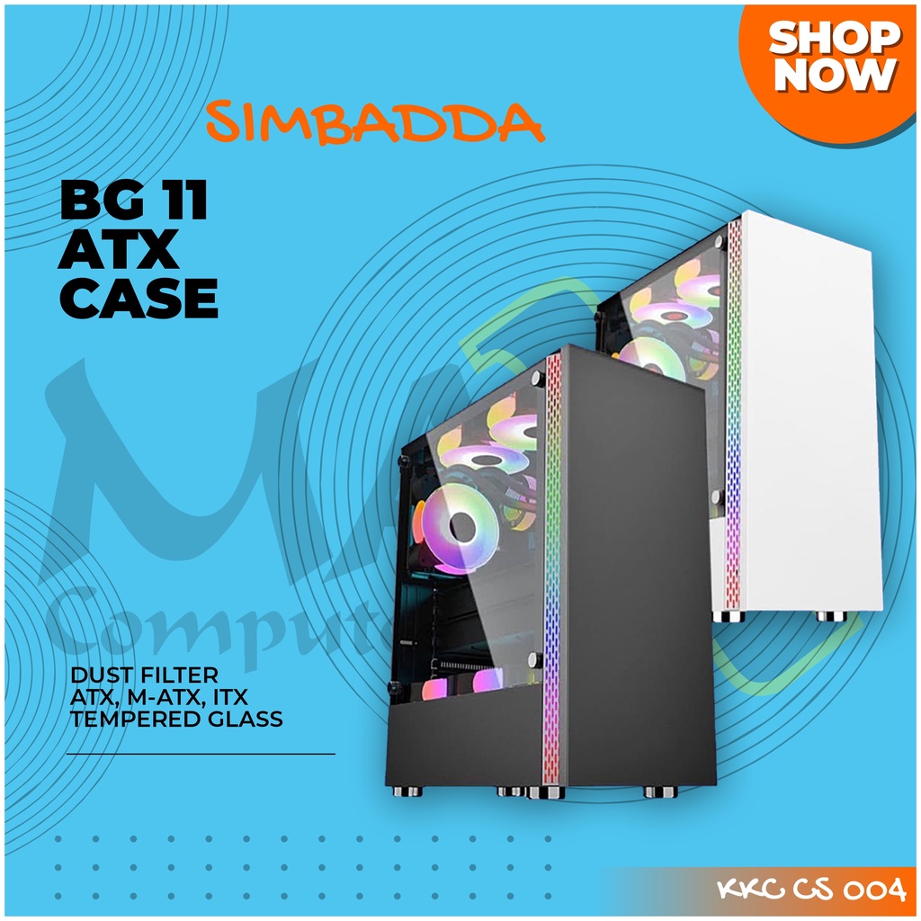 Jual Simbadda Battleground 11 Tempered Glass Side Panel ATX Mid Tower ...