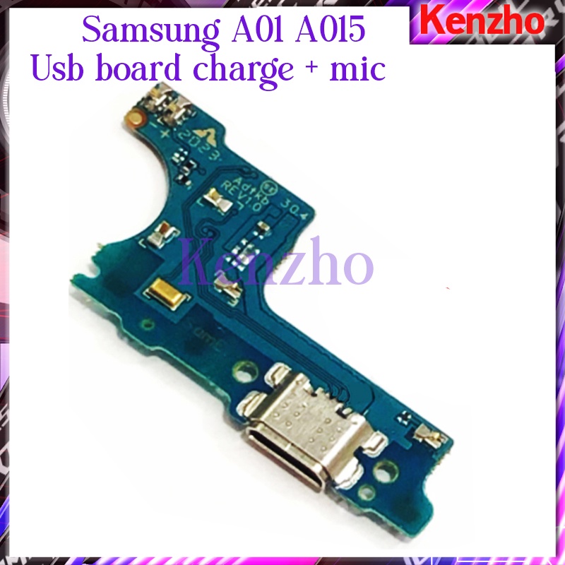 Jual Samsung A01 A015 usb board charge flexible konektor cas mic plugin pcb | Shopee Indonesia