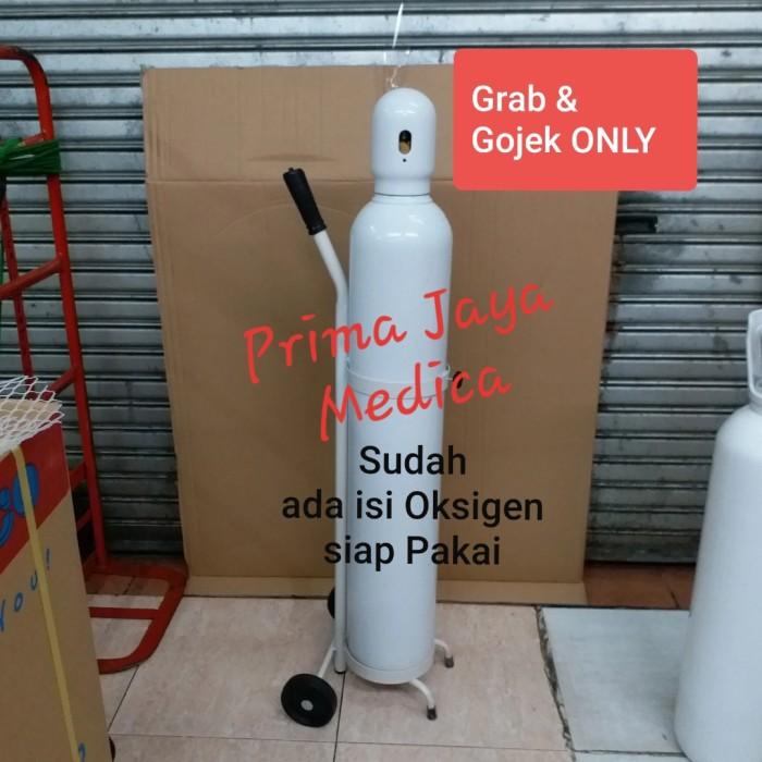 Jual Medis | Tabung Oksigen 2 M3 Set 2 In 1 (Tabung, Dan Trolley ...