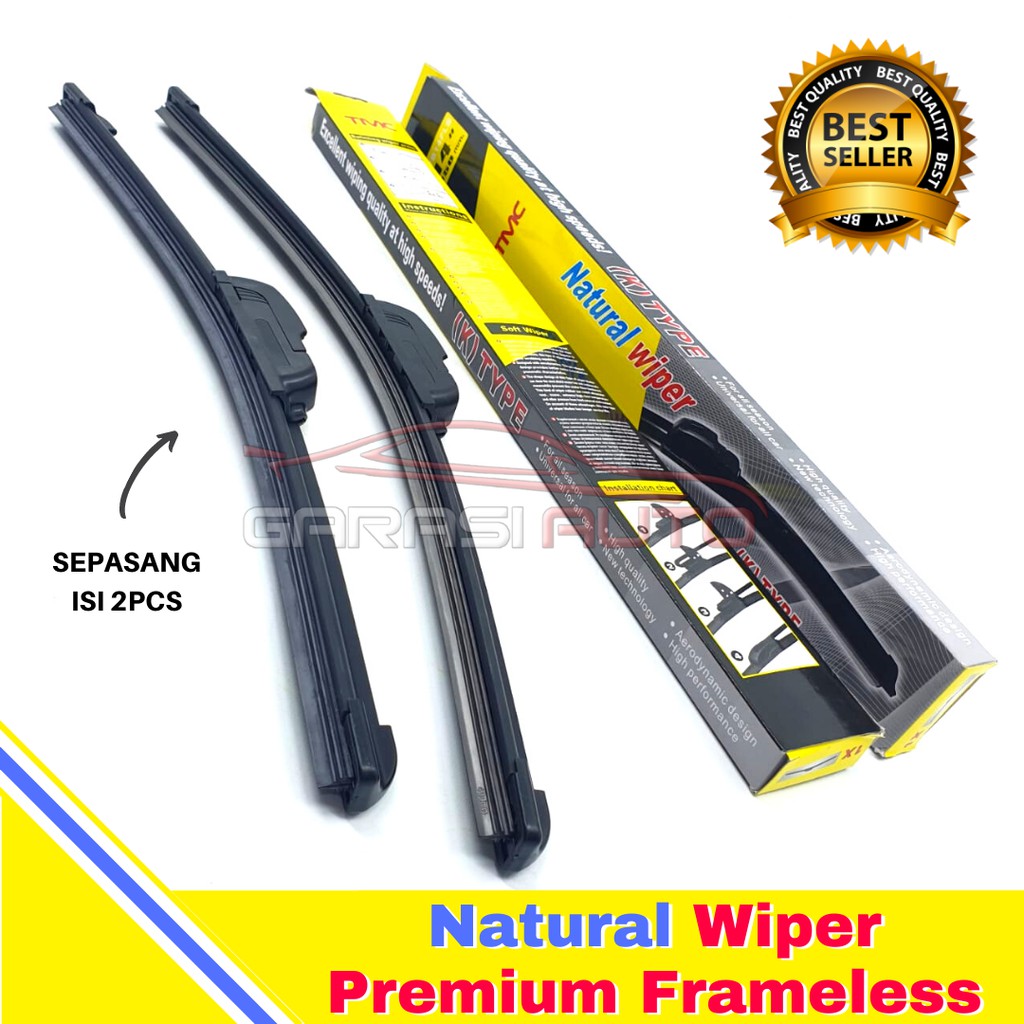 Jual Wiper Karet Kaca Depan Mobil Suzuki Baleno Lama Original TMC Premium Frameless nwb no bosch ...