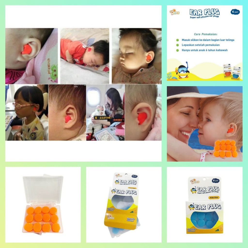 Jual baby Ear Plug bayi Pelindung Telinga Bayi penutup telinga Anak ...