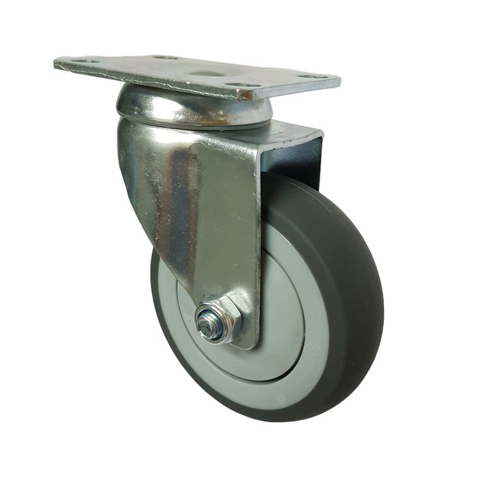 Jual Roda Caster / Troli / Trolley Karet TPR 5 Inch Hidup ( Putar ...