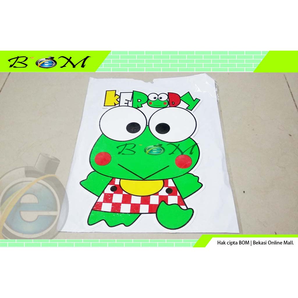 Jual sticker stiker gambar cartoon kartun keropy keropi kodok katak m1 ...