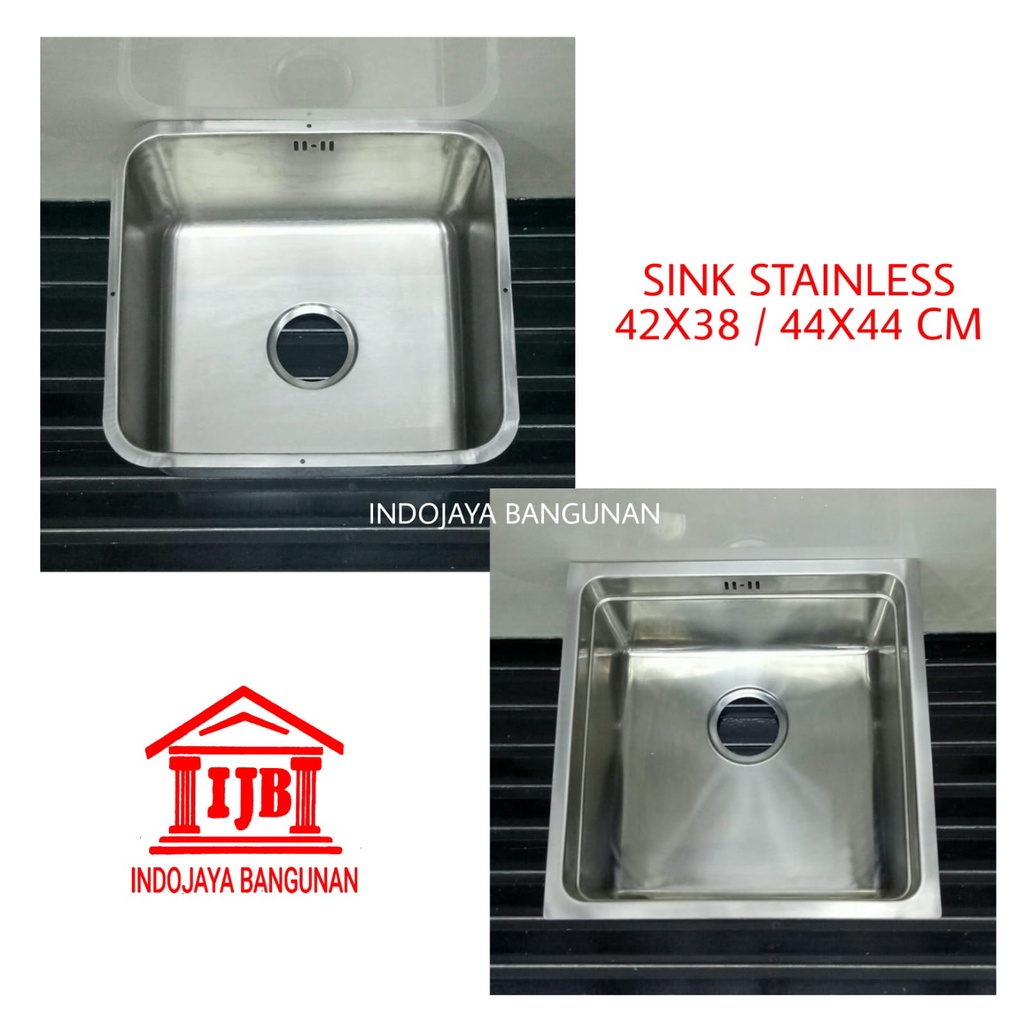 Jual Sink Tempat Cuci Piring Stainless Ukuran 40 / 42x38 42 x 38 ...