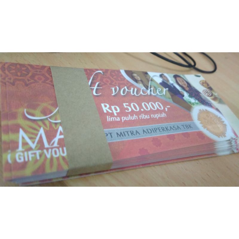 Jual MAP gift Voucher 50 ribu exp 31 Des 2024 | Shopee Indonesia