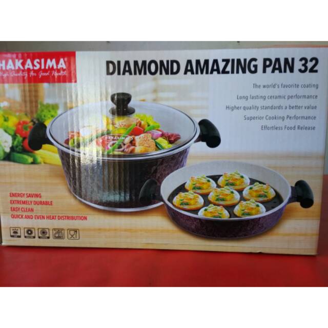 Jual HAKASIMA DIAMOND AMAZING PAN 32 | Shopee Indonesia