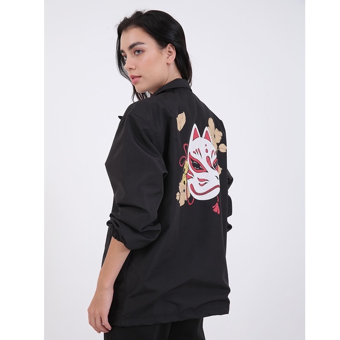Jual Berrybenka Street - Outer Jacket Coach Wanita Cat Kitsune | Shopee ...