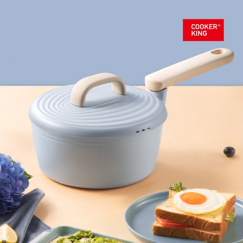 Jual Cooker King Souce pan Granit Maifan ukuran 18 Cm + LId | Shopee ...