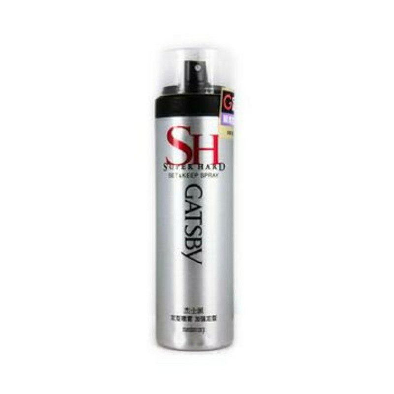 Jual GATSBY Set & Keep Spray Super Hard 180gr (Merah) | Shopee Indonesia