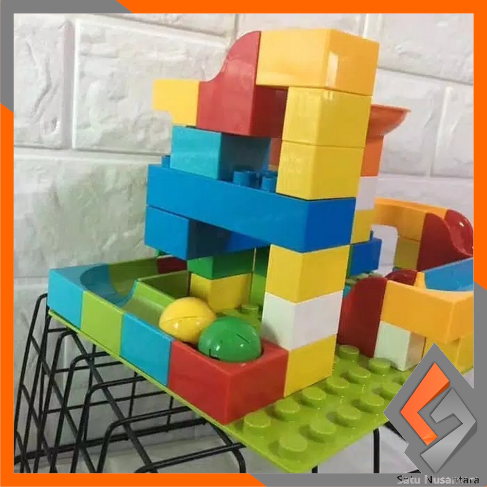 Jual SN-M38 Mainan Susun Balok Kelereng Isi 50 / 56PCS Mainan Anak ...