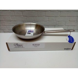 Jual Bima Chef Frying pan Stainless Frypan Stainless Steel Wajan Kuali Penggorengan SUS 304 ...