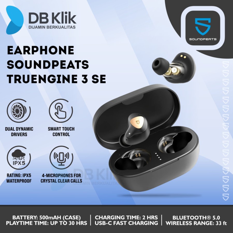 Jual TWS SOUNDPEATS True Engine 3 SE - TWS SOUNDPEATS Truengine 3SE ...