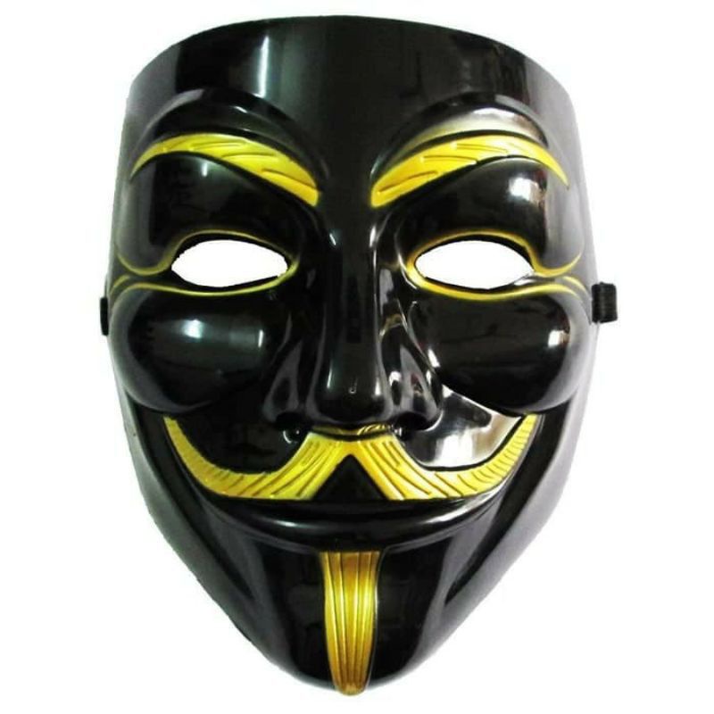 Jual topeng hacker anonymous / topeng murah / topeng anak / mainan ...