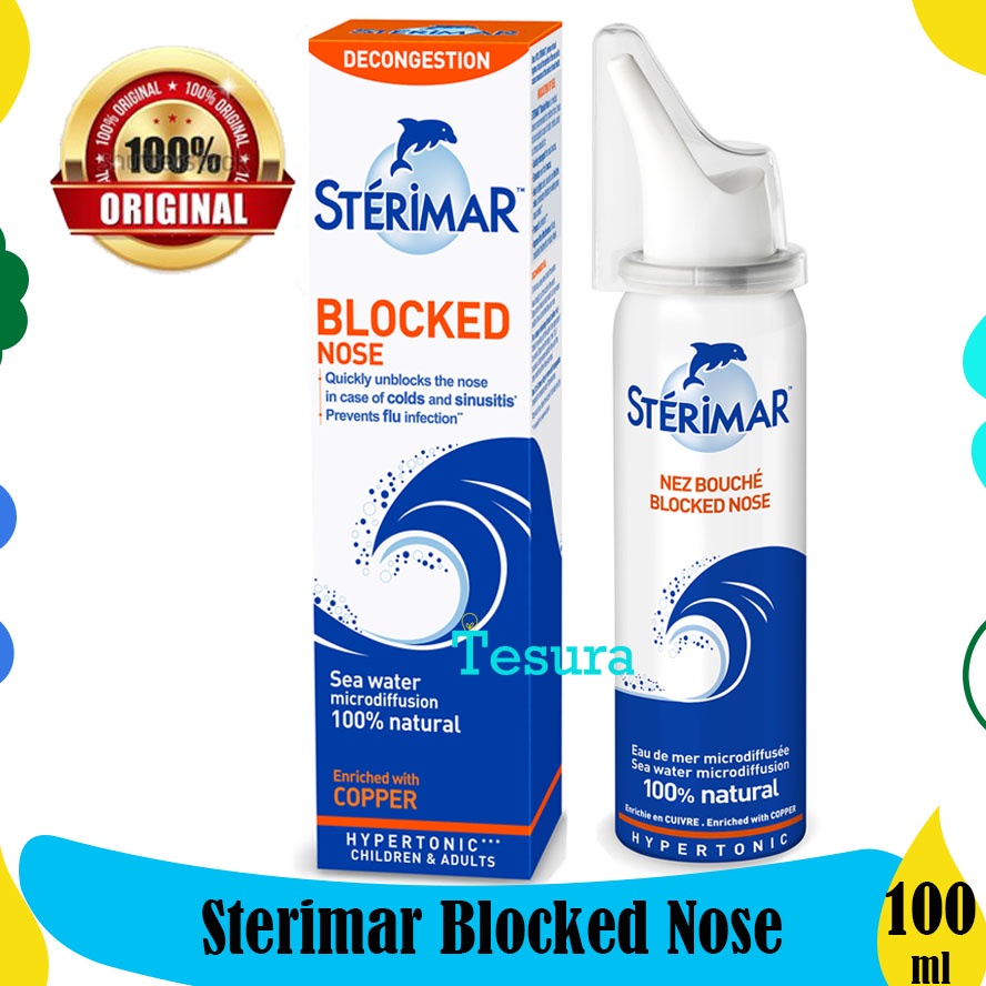 Jual Sterimar Blocked Nose 100ml - Sterimar Hypertonik Dewasa | Shopee ...
