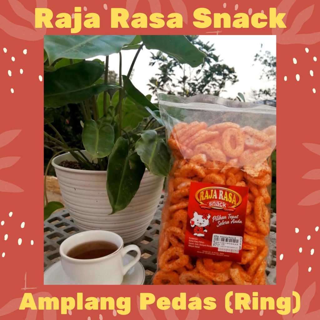 Jual [RAJA RASA SNACK] Amplang Pedas Raja Rasa / Cemilan Camilan Serba ...