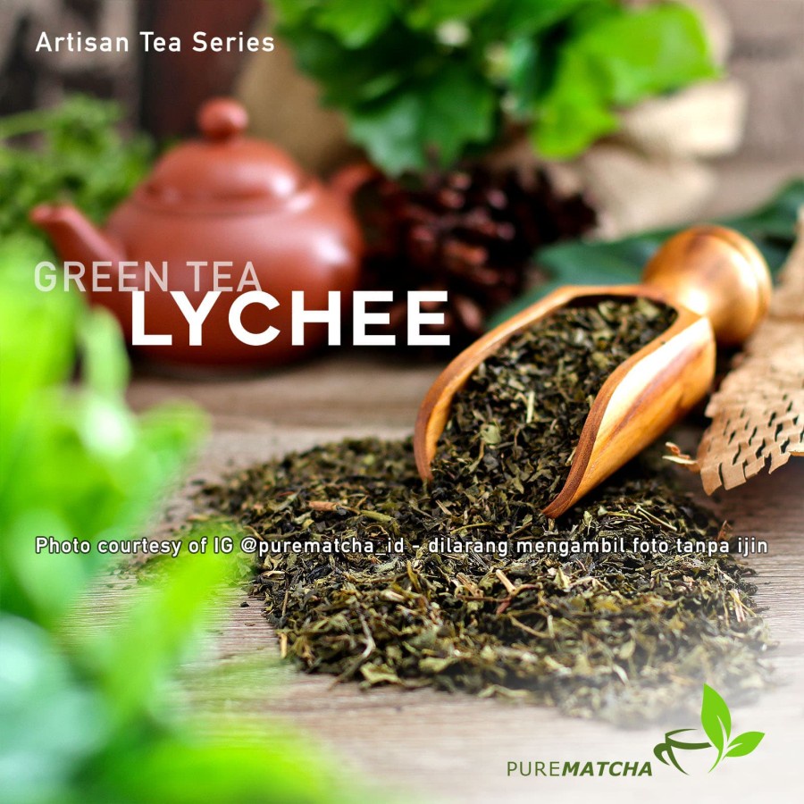 Jual Artisan Tea Cafe - Green Tea Lychee 50gr Teh Hijau Rasa Leci Enak ...