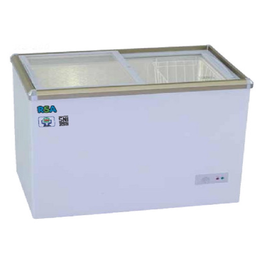Jual XS-200 RSA SLIDING FLAT GLASS FREEZER / Frezeer kaca geser frozen ...