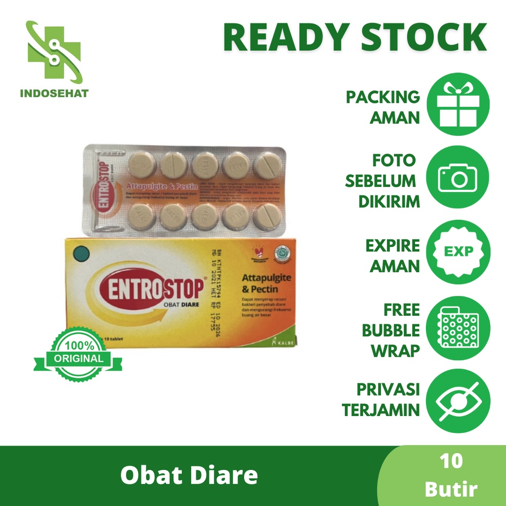 Jual Neo Entrostop Obat Diare Per Strip 10 Tablet | Shopee Indonesia