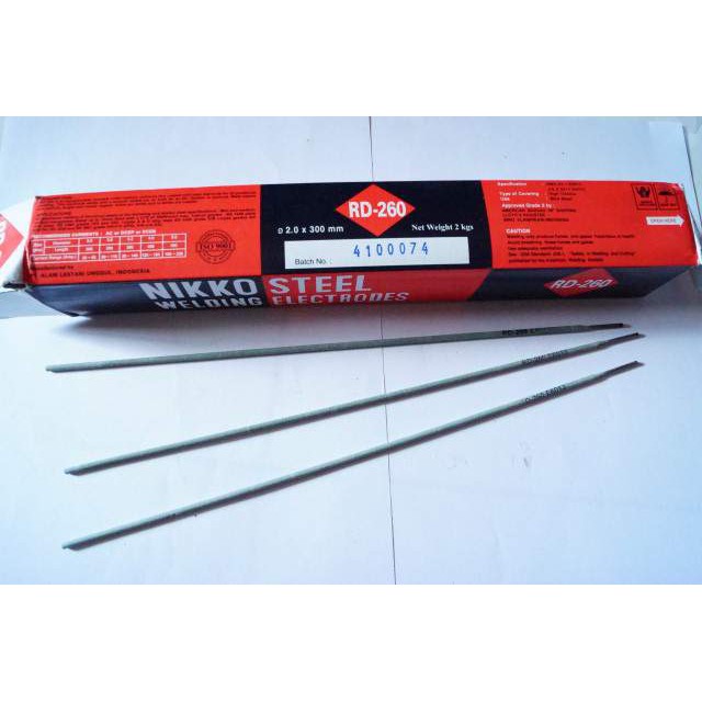 Jual Kawat Las Nikko Steel RD260 2mm | Shopee Indonesia